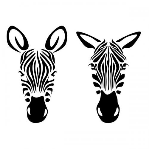 Zebra Face Cuttable Design | Apex Designs & Fonts