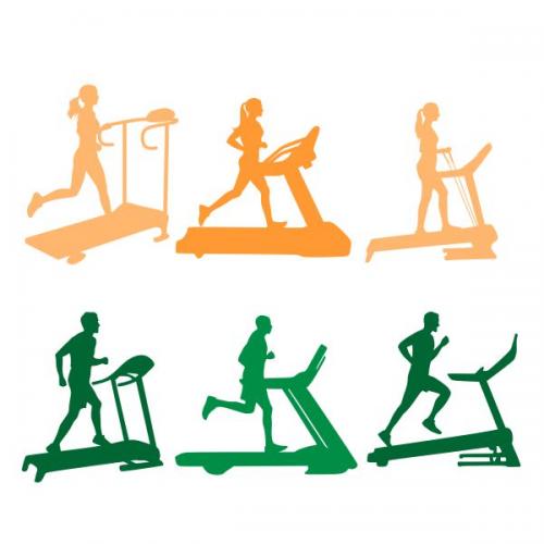 Treadmill Cuttable Design | Apex Designs & Fonts