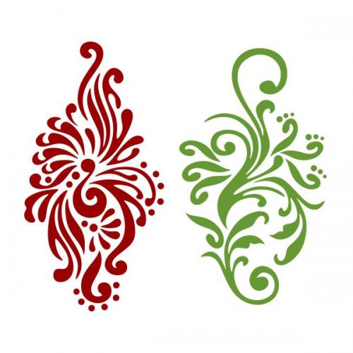 Damask Pattern SVG | Apex Cuttable Designs