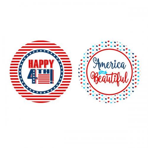 Happy July 4th Cuttable Design | Apex Designs & Fonts