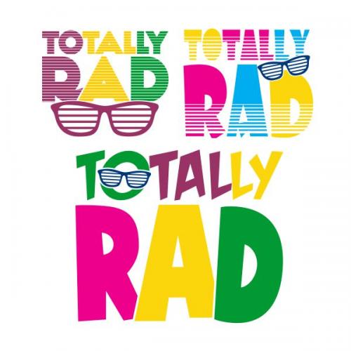 Totally Rad Cuttable Design | Apex Designs & Fonts