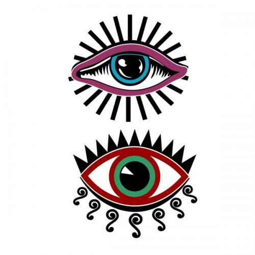 Evil Eye Cuttable Design | Apex Designs & Fonts