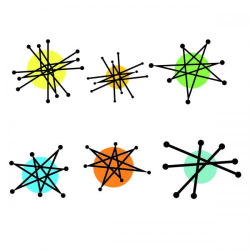 Atomic Starburst SVG Clip Art Vector - Apex