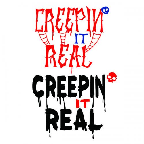 Creepin It Real Cuttable Design | Apex Designs & Fonts
