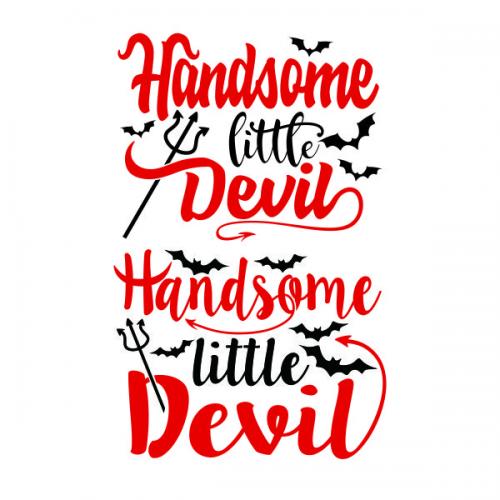 Handsome Little Devil Cuttable Design | Apex Designs & Fonts