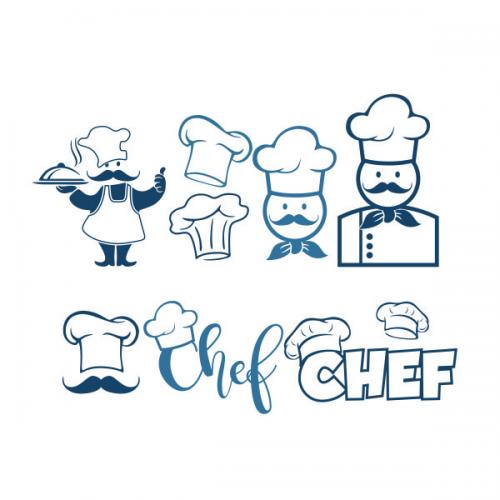 Chef Pack Cuttable Design | Apex Designs & Fonts