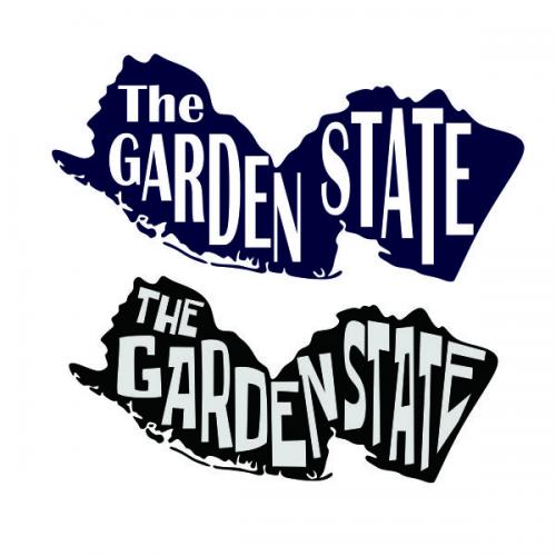 New Jersey The Garden State Cuttable Design | Apex Designs & Fonts