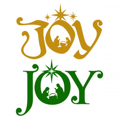 Christmas Joy Cuttable Design | Apex Designs & Fonts
