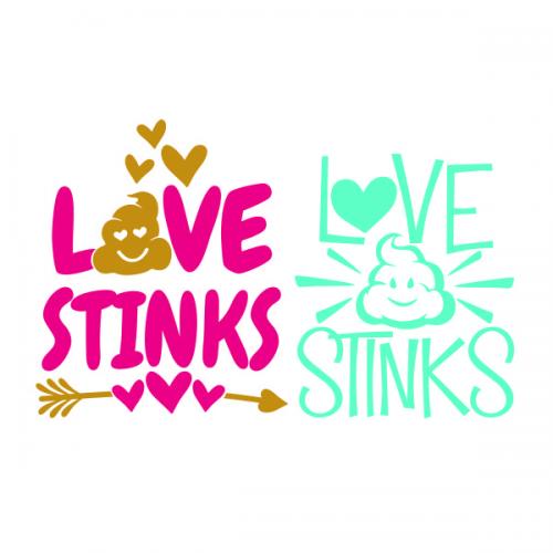 Love Stinks Cuttable Design | Apex Designs & Fonts