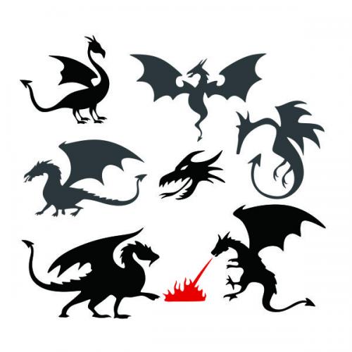 Dragon Pack Cuttable Design | Apex Designs & Fonts