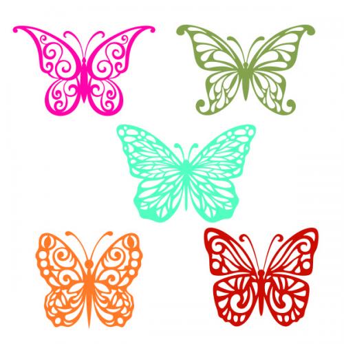 Butterfly Pack Cuttable Design | Apex Designs & Fonts