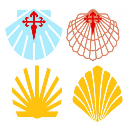 Camino De Santiago Shell SVG Vector Design - Apex