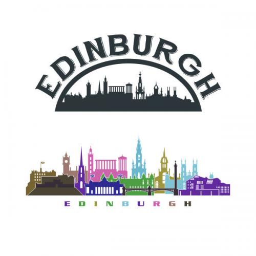 Edinburgh Scotland Cuttable Design | Apex Designs & Fonts