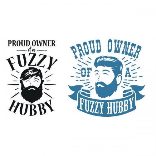 Proud Owner of a Fuzzy Husband Cuttable Design | Apex Designs & Fonts