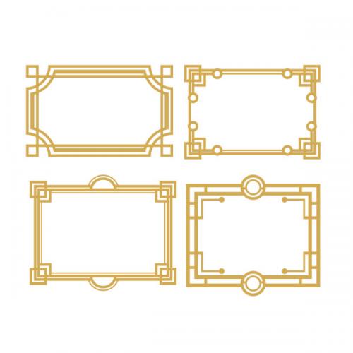 Rectangle Frame Cuttable Design | Apex Designs & Fonts
