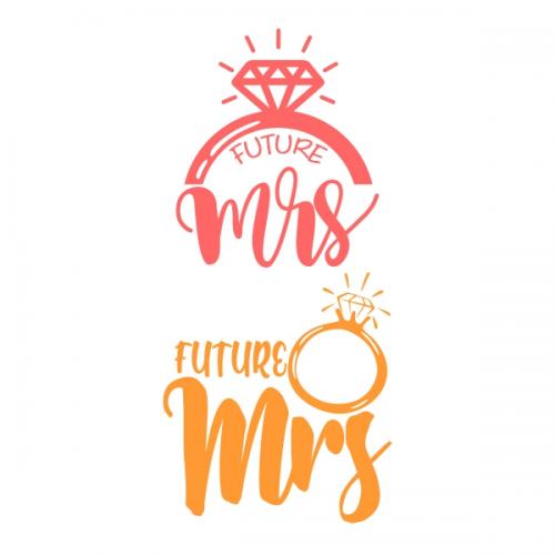 Future Mrs. Diamond Ring SVG Cut File Vector Designs | Apex