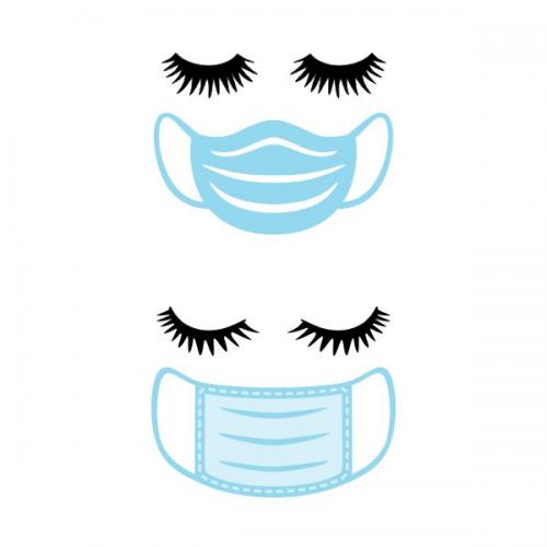 Medical Face Mask Cuttable Design | Apex Designs & Fonts