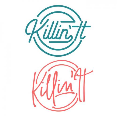 Killin' It Cuttable Design | Apex Designs & Fonts
