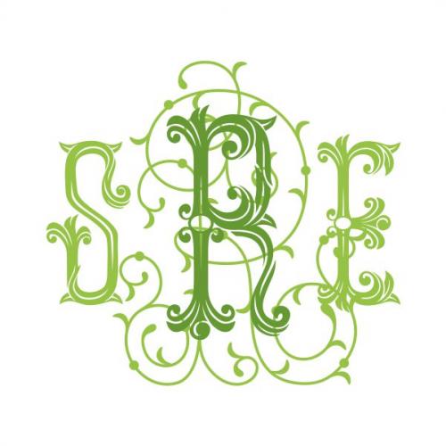 Sweet Briar Flourish Monogram TrueType Font | Apex Embroidery Designs ...