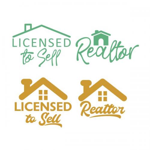 Licensed Realtor House Cuttable Design | Apex Designs & Fonts