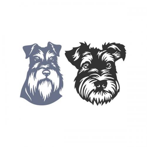 Schnauzer Dog Cuttable Design | Apex Designs & Fonts