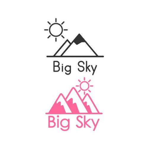 Big Sky Cuttable Design | Apex Designs & Fonts
