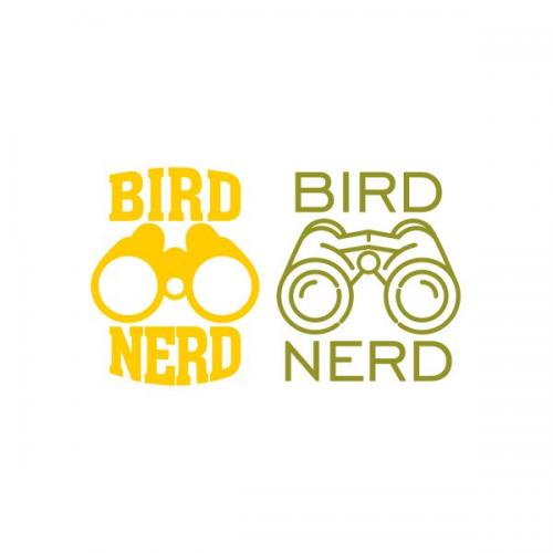 Bird Nerd Cuttable Design | Apex Designs & Fonts