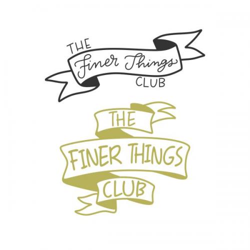 The Finer Things Club Cuttable Design | Apex Designs & Fonts