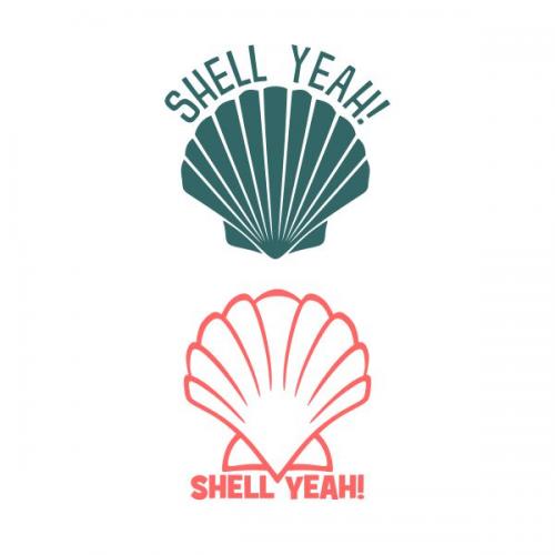 Shell Yeah SVG | Apex SVG Cuttable Designs & Fonts