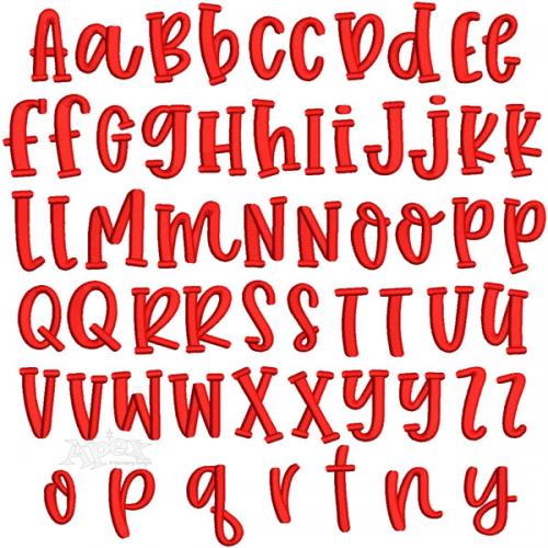 Juniper Script Embroidery Font | Apex Embroidery Designs, Monogram ...