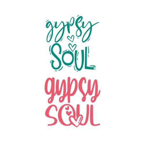 Gypsy Soul Cuttable Svg | Apex Designs & Fonts