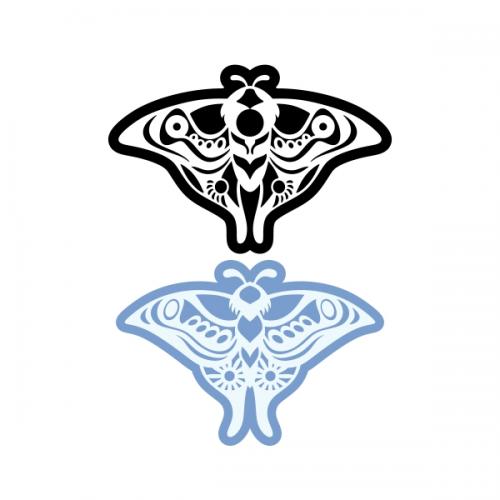 Moth Insects Cuttable Design | Apex Designs & Fonts