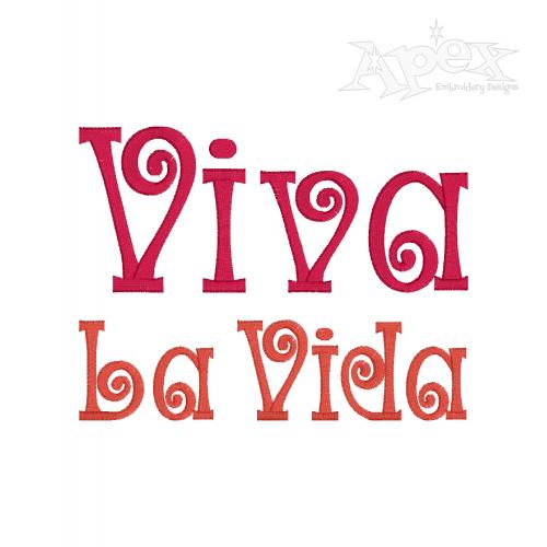 Vida Curlz Embroidery Font | Apex Embroidery Designs, Monogram Fonts ...