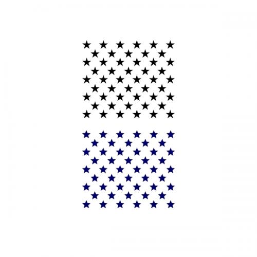 50 Stars Cuttable Design | Cuttable