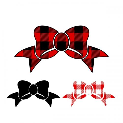 Plaid Pattern Bow Pack Cuttable Design | Apex Embroidery Designs ...