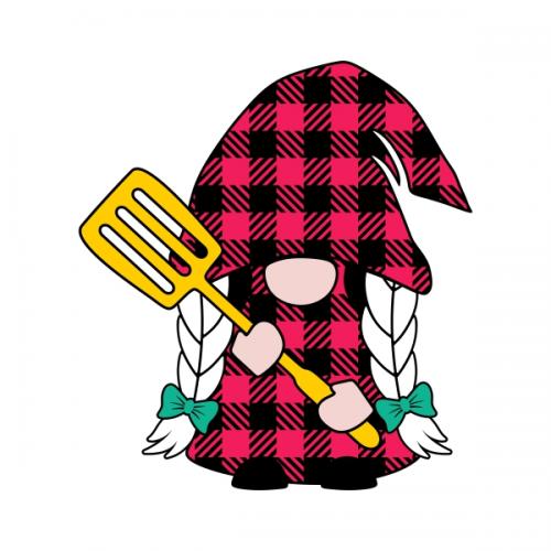 Female Cooking Gnome | Apex Embroidery Designs, Monogram Fonts & Alphabets