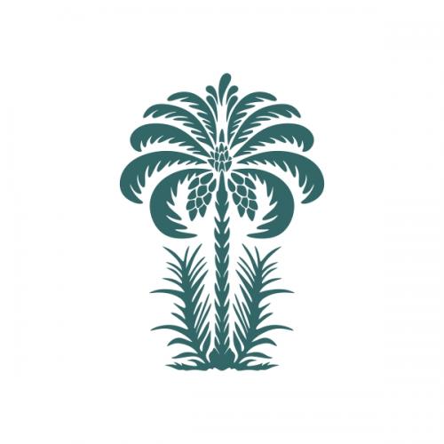 Palm Tree Cuttable Design | Apex Embroidery Designs, Monogram Fonts ...