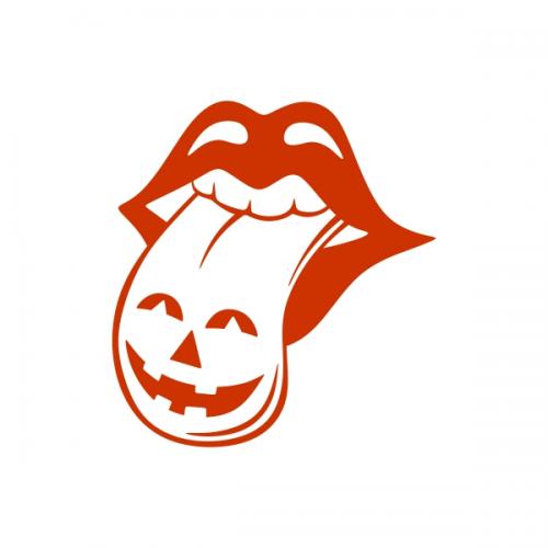 Halloween Devil Tongue Mouth Cuttable Design | Apex Embroidery Designs ...