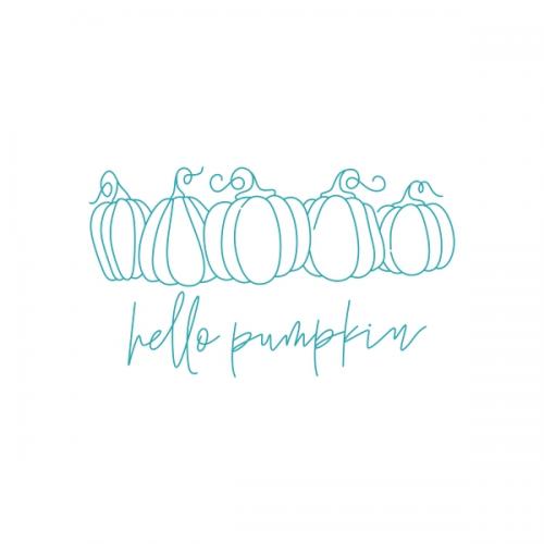 Hello Pumpkin Pack Cuttable Design | Apex Embroidery Designs, Monogram ...