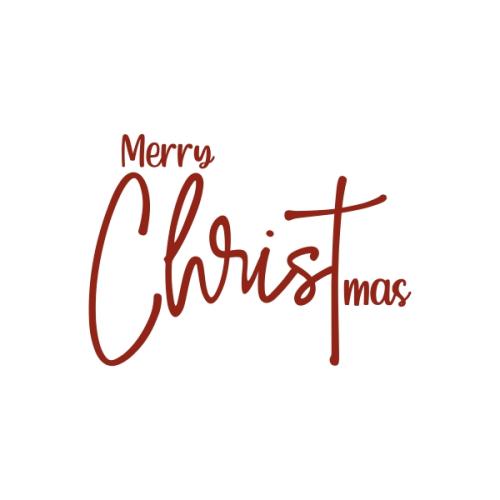 Merry CHRISTmas Wordart Cuttable Design | Apex Embroidery Designs ...