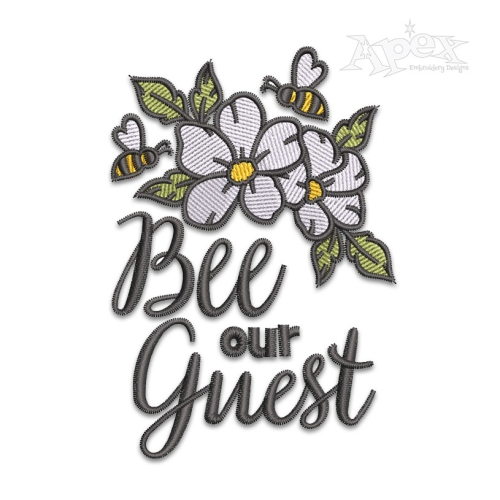 Bee Our Guest | Apex Monogram Designs & Fonts