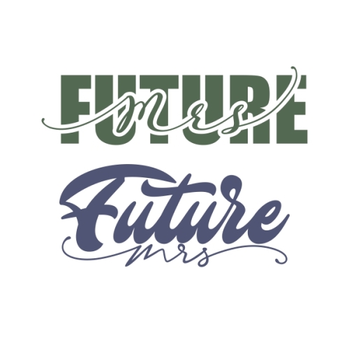 Future Mrs. Wedding Bride Fiancée SVG Vector Designs | Apex
