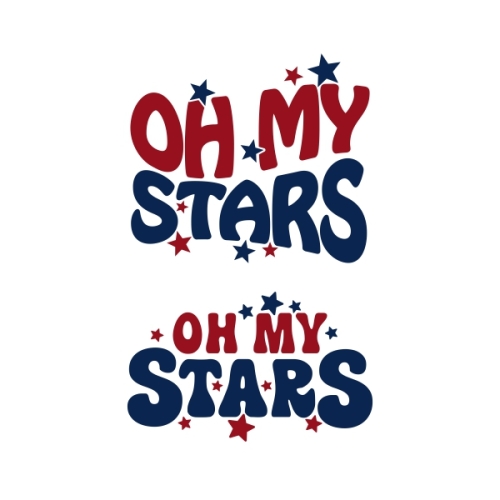Oh My Stars SVG | Apex Designs & Fonts
