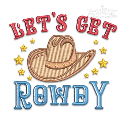 Let's Get Rowdy | Apex Monogram Designs & Fonts