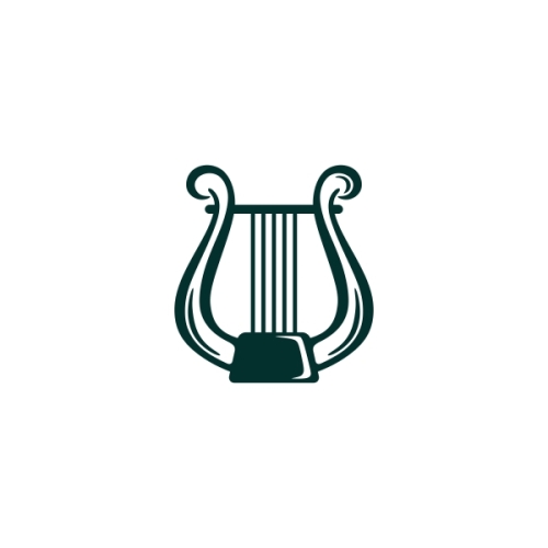 Lyre Instrument SVG | Apex Embroidery Designs, Monogram Fonts & Alphabets
