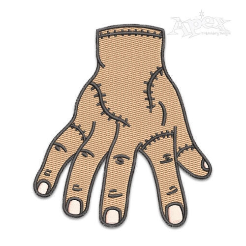 Thing Hand Machine Embroidery Design by Apex