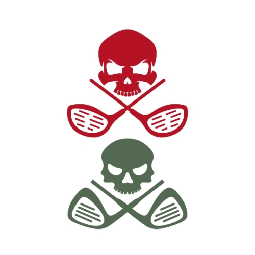 Skull Golf SVG | Apex Designs & Fonts
