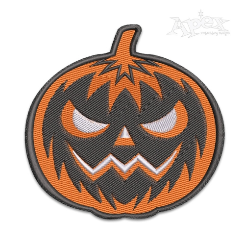 Jack-o'-lantern Carved Pumpkin | Apex Monogram Designs & Fonts