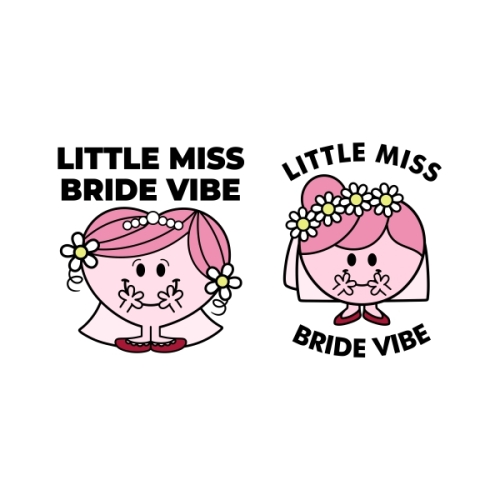 Little Miss Bride Vibe Wedding SVG Vector Design | Apex