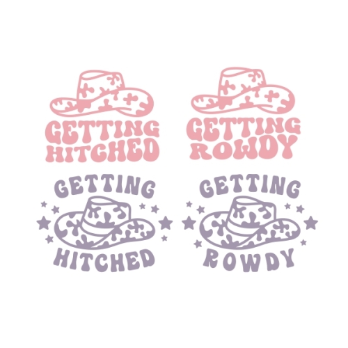 Getting Hitched - Getting Rowdy SVG Vector Designs | Apex